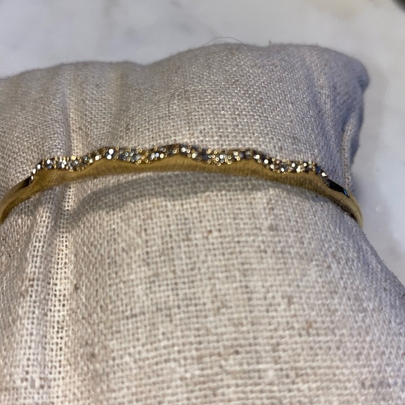 Stella & Dot | Accessories | Stella Dot Crystal Pave Gold Bracelet Os ...